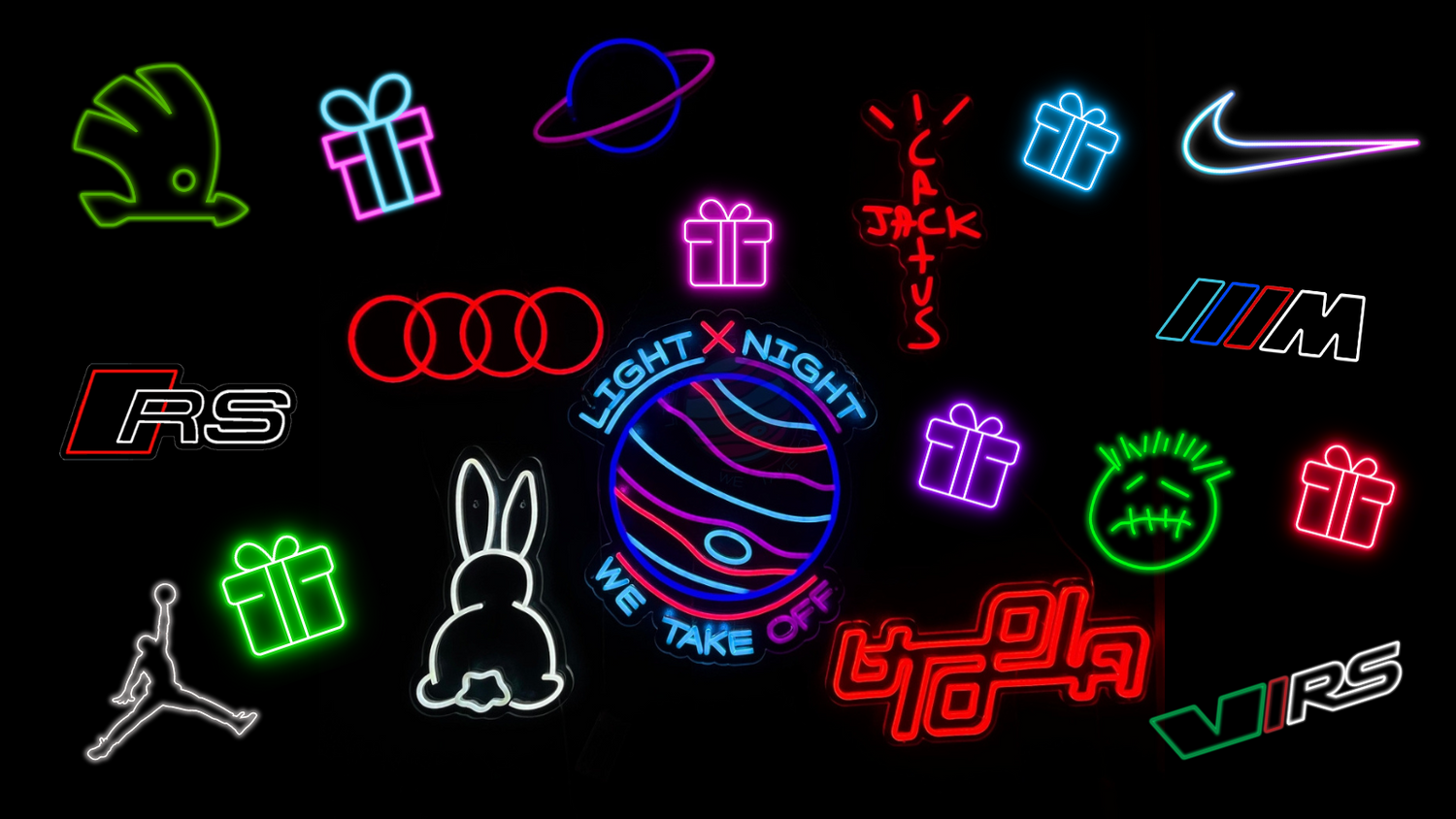 Light X Night - Alien Neon Sign