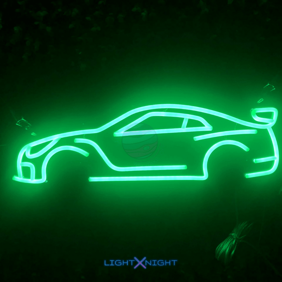 Nissan Skyline R35 GTR Silhouette Neon Sign – Light X Night