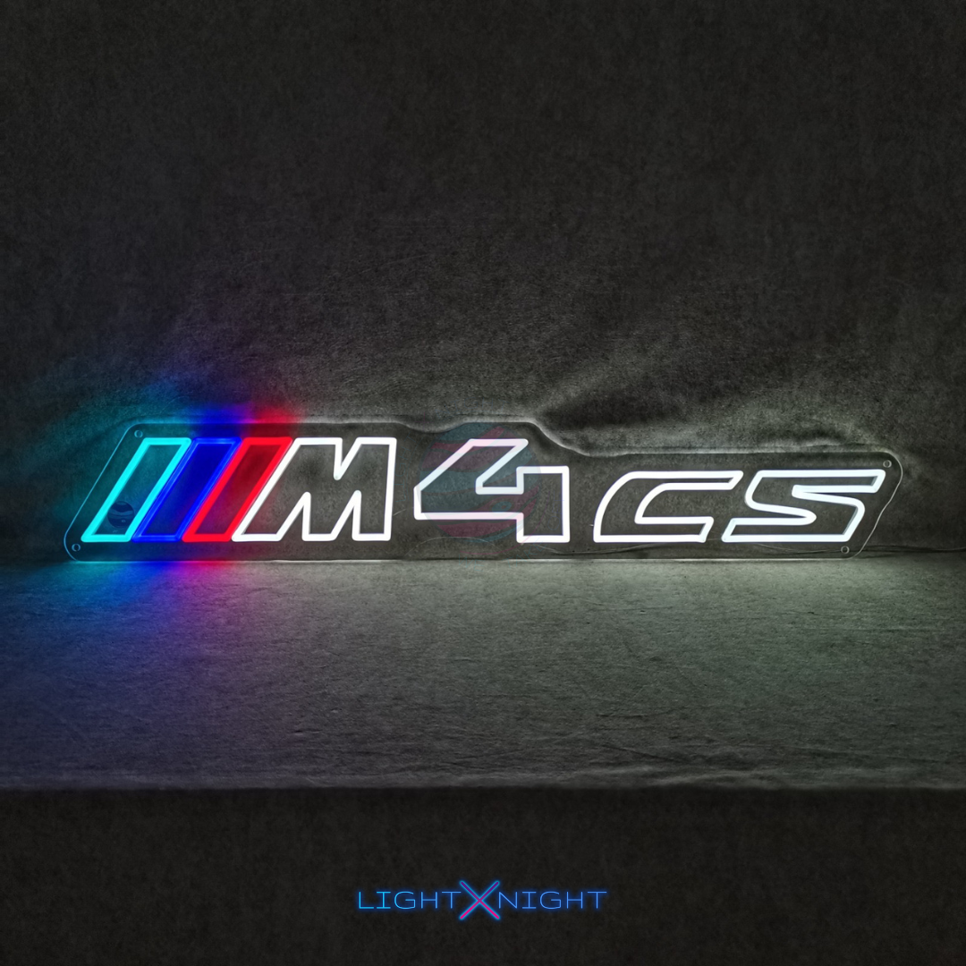 Light X Night - BMW M4 Cs Neon Sign