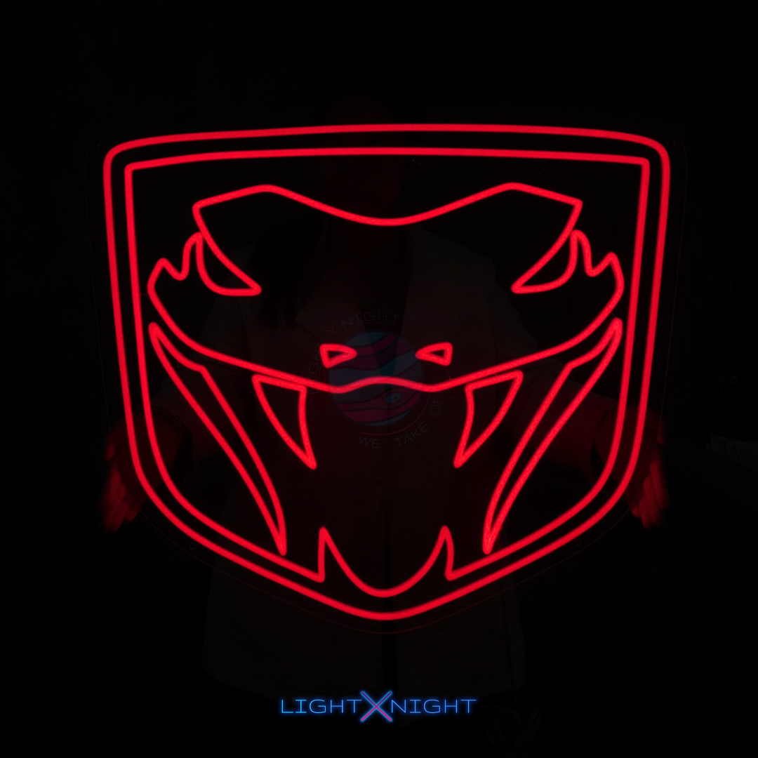Light X Night - Dodge Viper Neon Sign