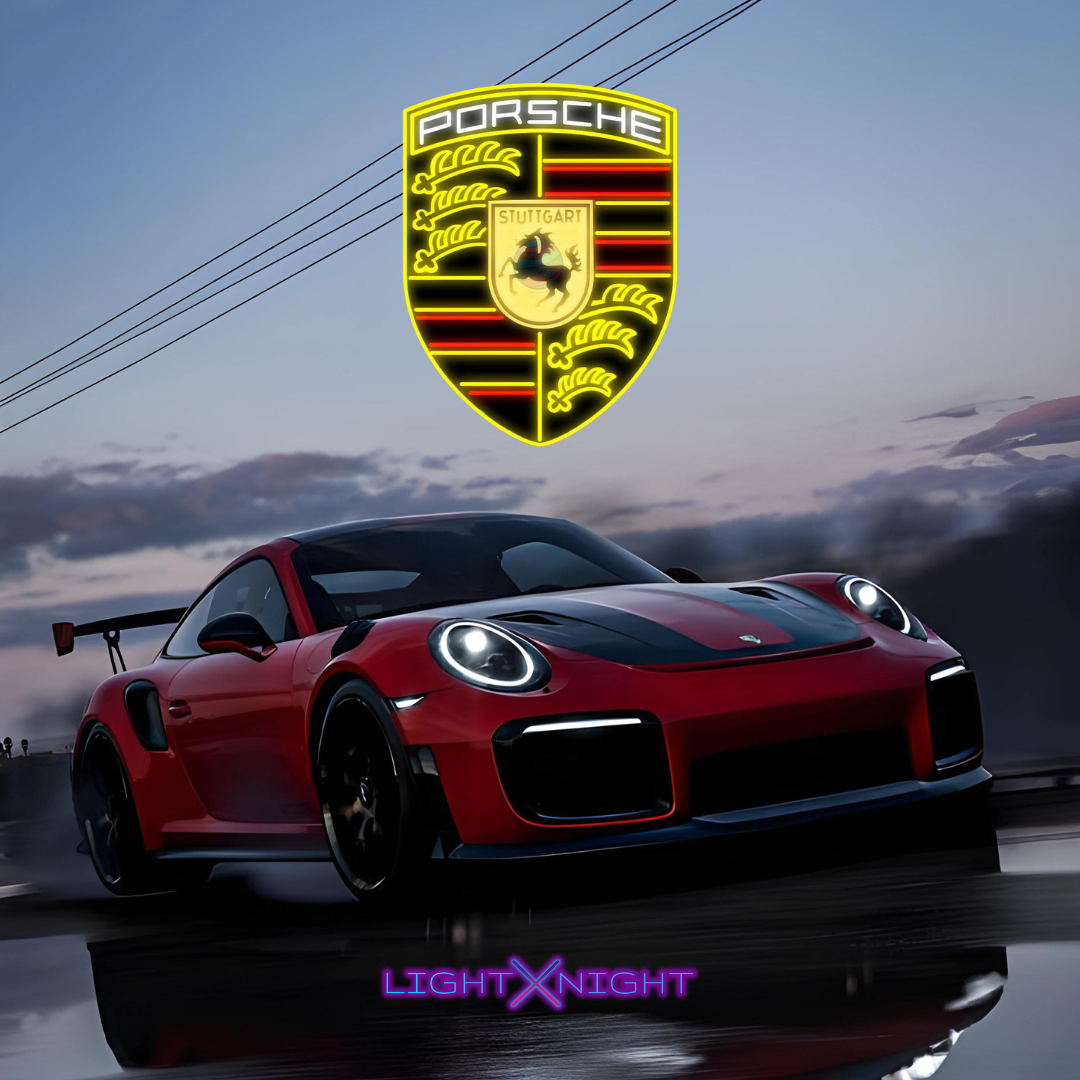Light X Night - Porsche Neon Sign