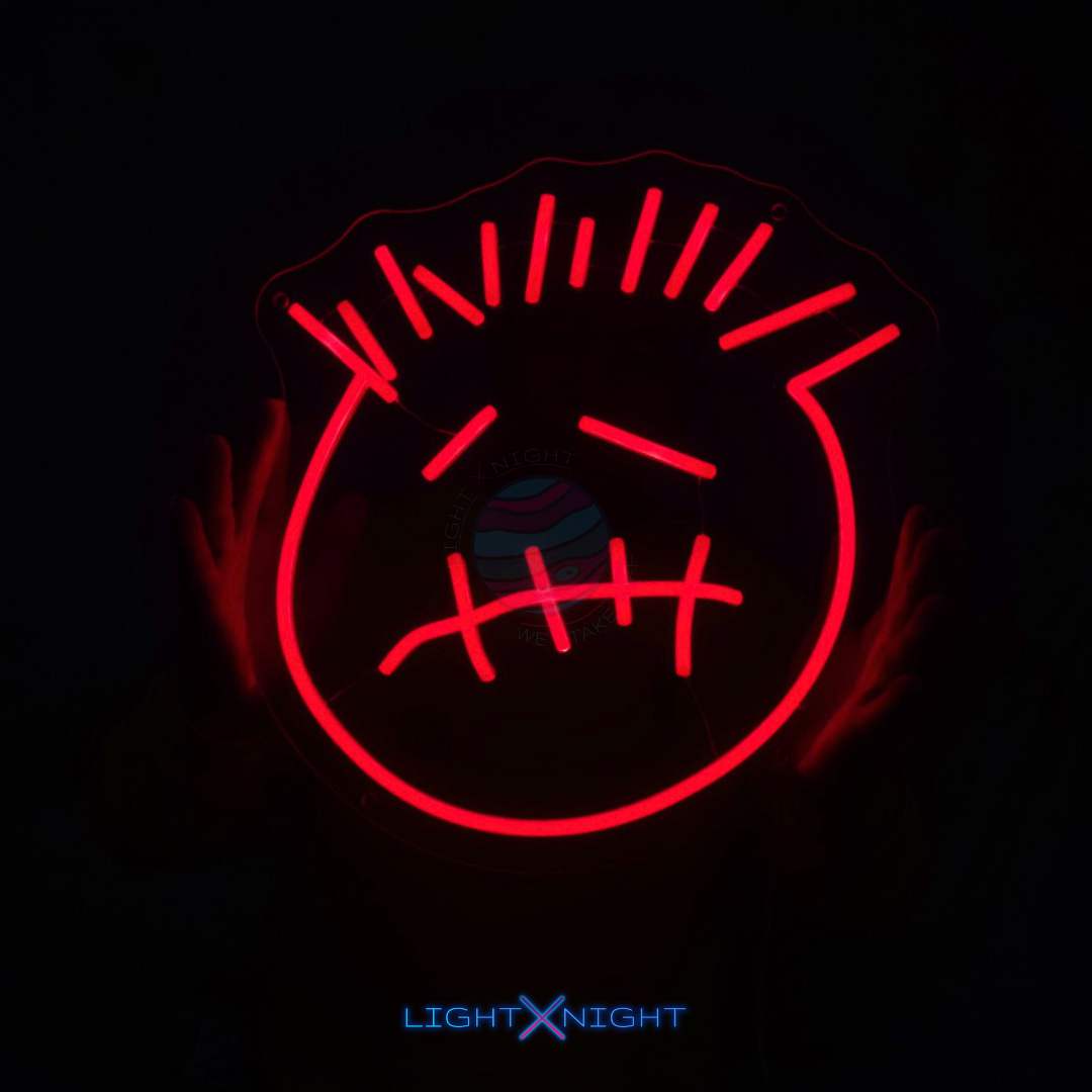 Travis Scott "Cactus Jack Face" Neon Sign – Light X Night