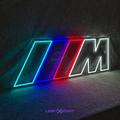 BMW ///M Neon Sign – Light X Night