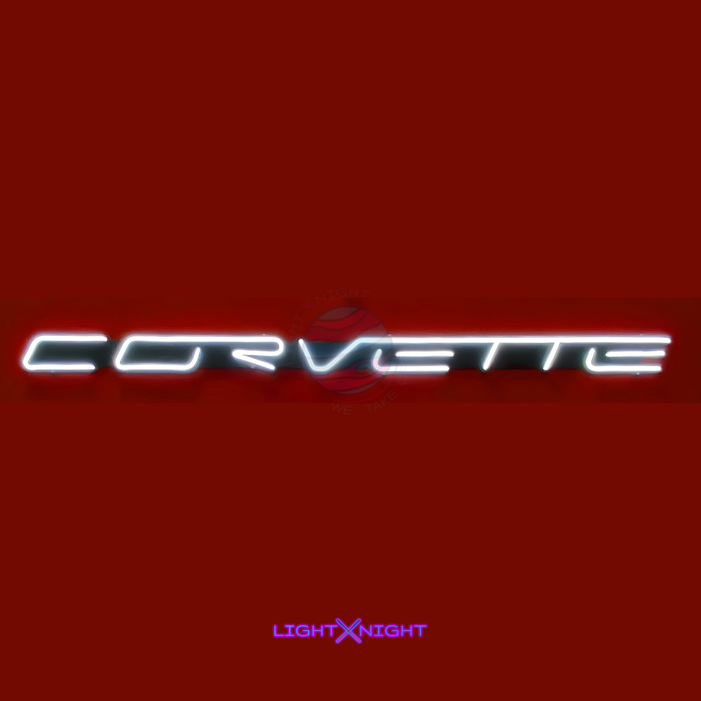 Corvette Font Neon Sign – Light X Night