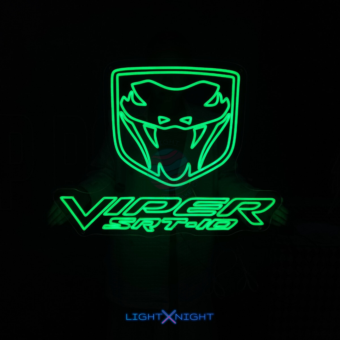 Light X Night - Dodge Viper SRT-10 Neon Sign