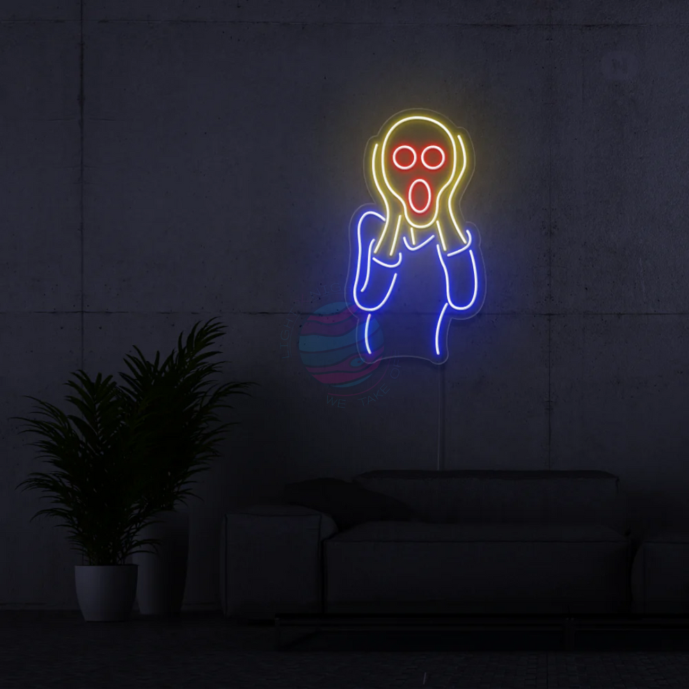 Light X Night - The Scream Edvard Munch Neon Sign