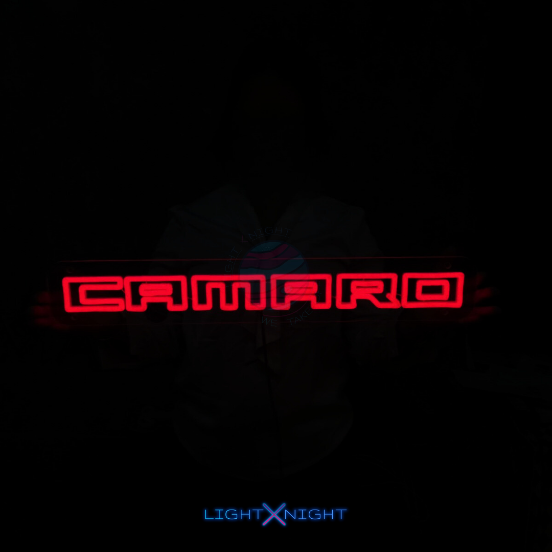 Light X Night - Camaro Font Neon Sign