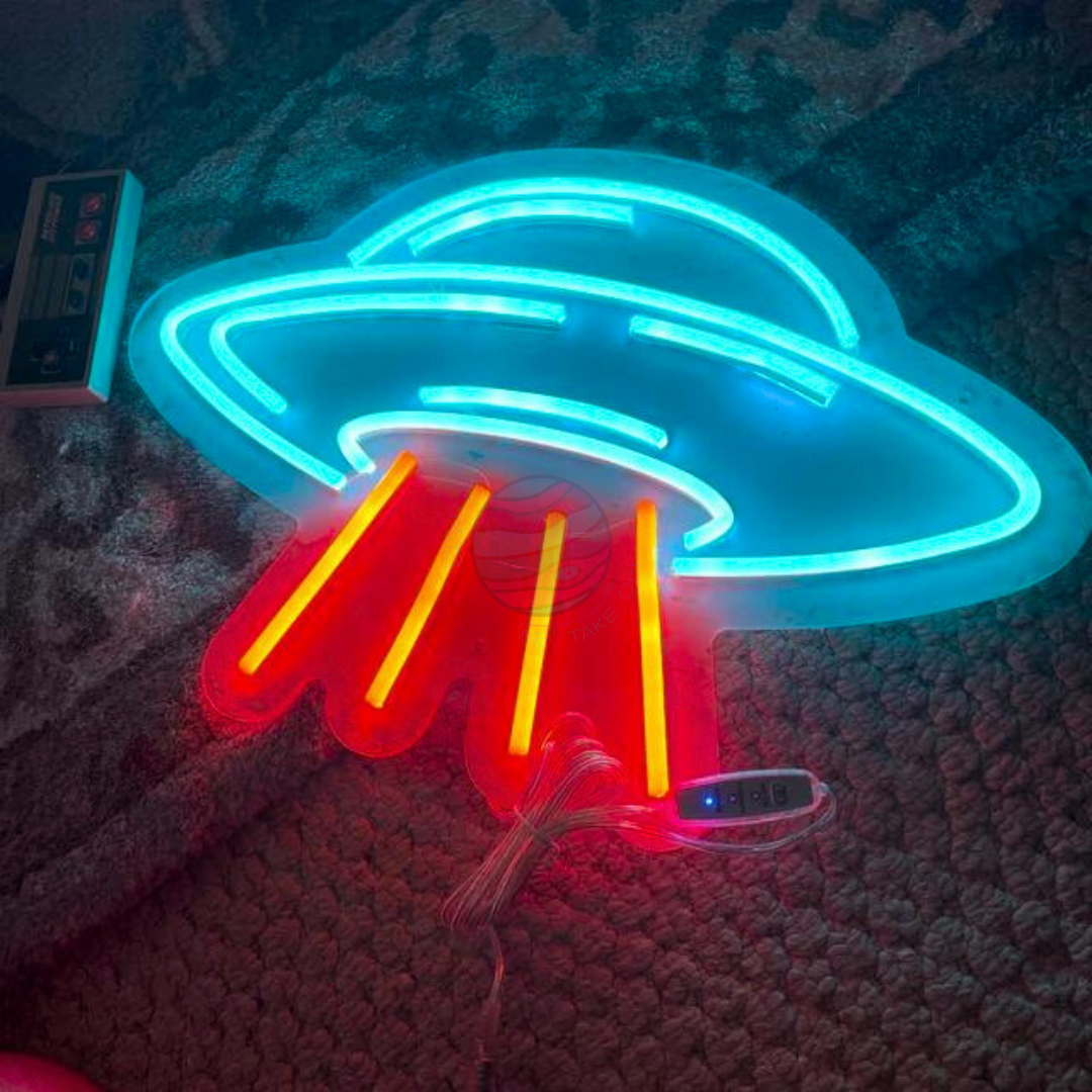 Light X Night - Alien Spaceship UFO Neon Sign