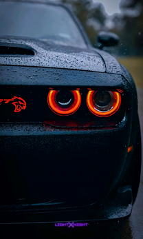 Dodge SRT Hellcat Neon Poster – Light X Night