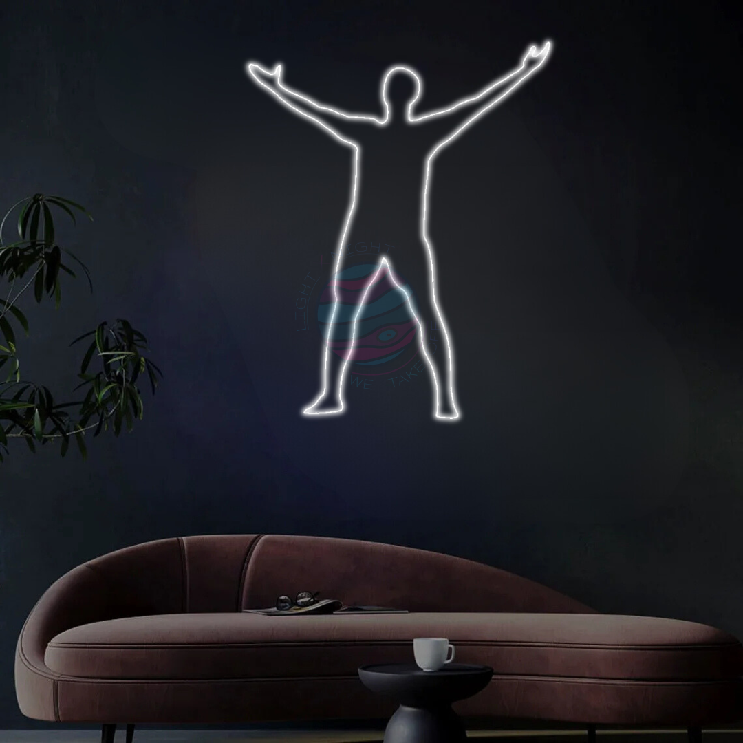 Light X Night - Jude Bellingham Celebration Neon Sign