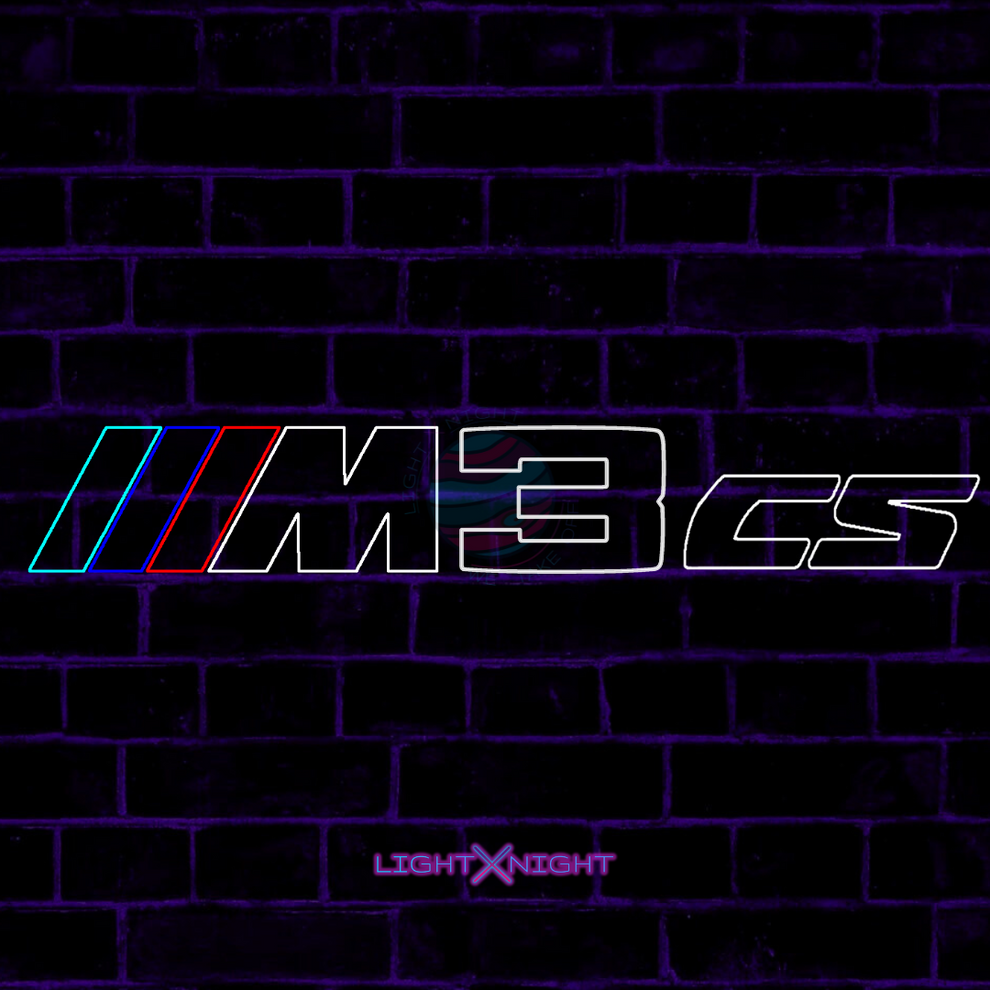 Light X Night - BMW M3 CS Neon Sign