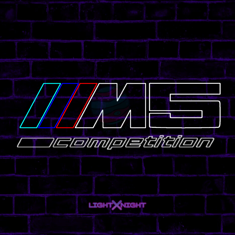 Light X Night - BMW M5 Competition Neon Sign