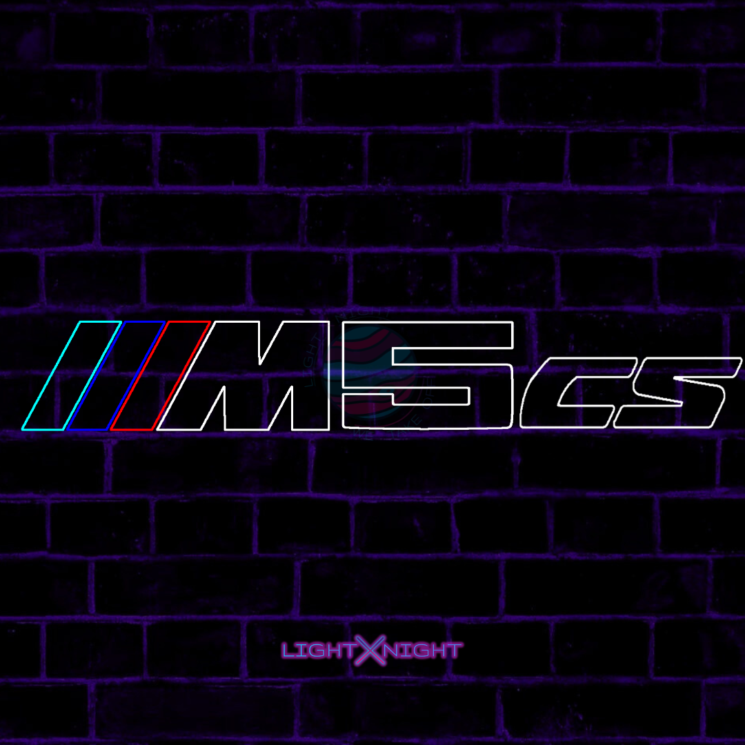 Light X Night - BMW M5 CS Neon Sign
