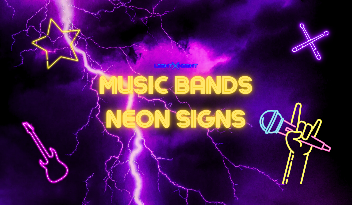 Music Bands Neon Signs – Light X Night