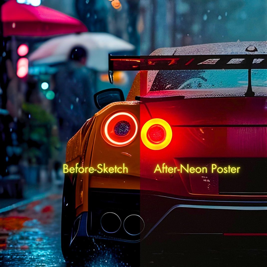 Neon Poster – Light X Night