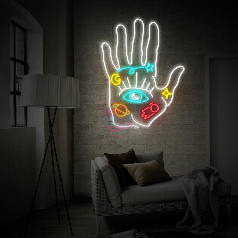 Light X Night - Infinity Hand Neon Sign