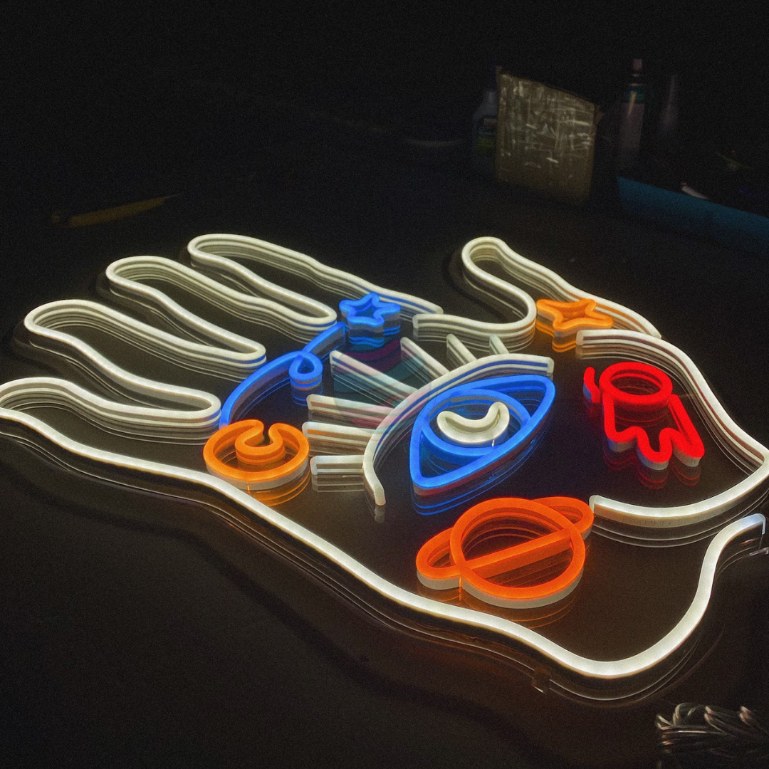 Light X Night - Infinity Hand Neon Sign