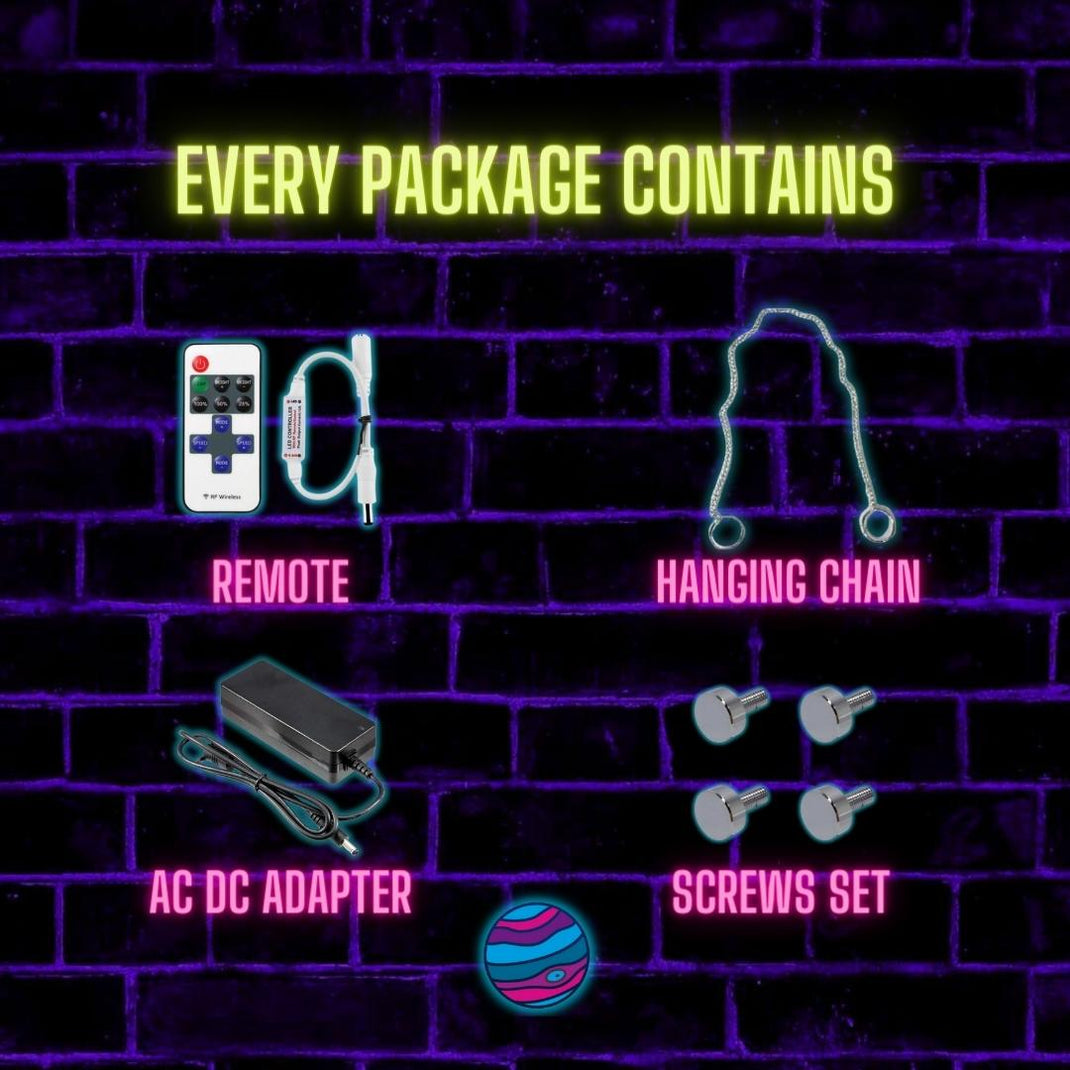 Light X Night - Infinity Hand Neon Sign