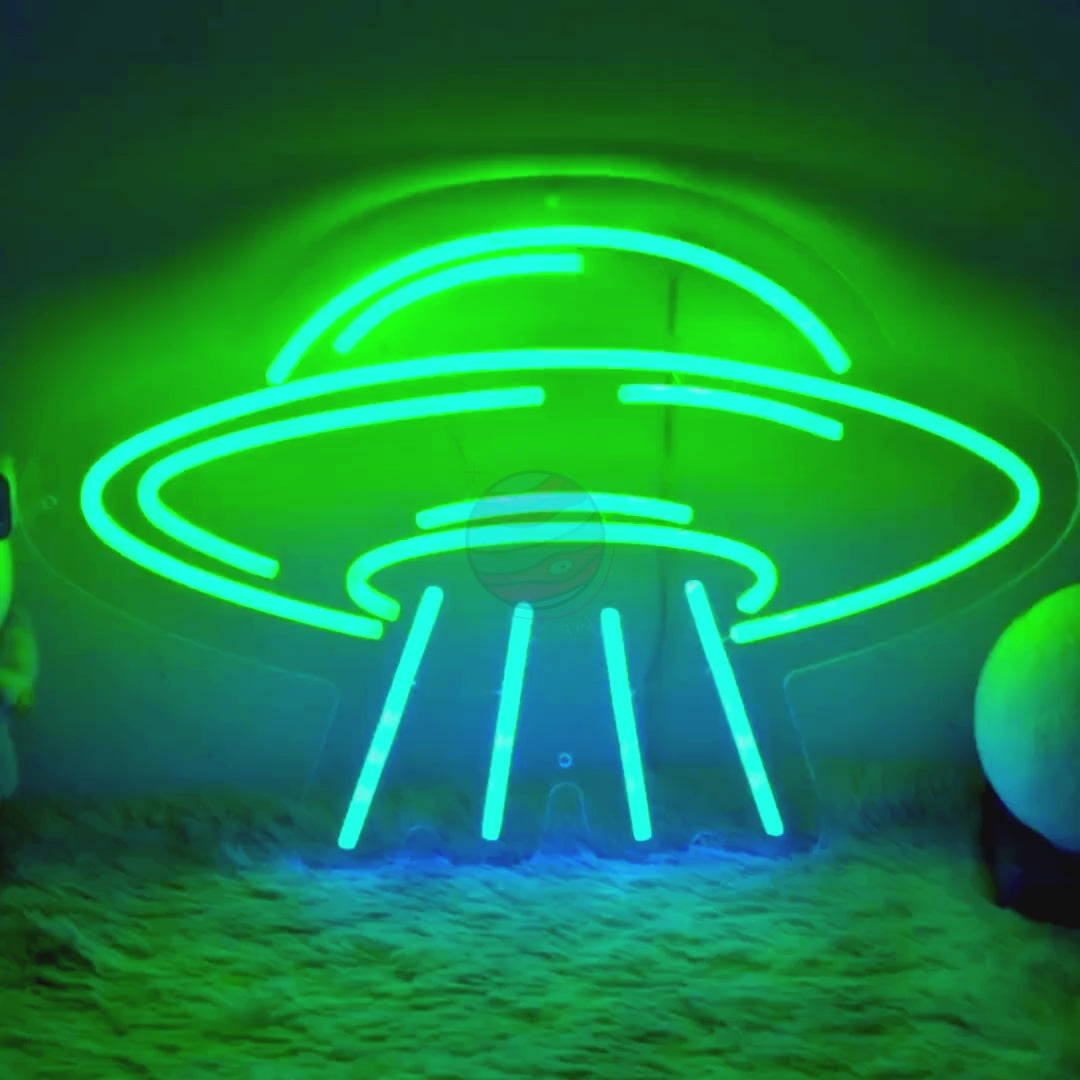 Light X Night - Alien Spaceship UFO Neon Sign