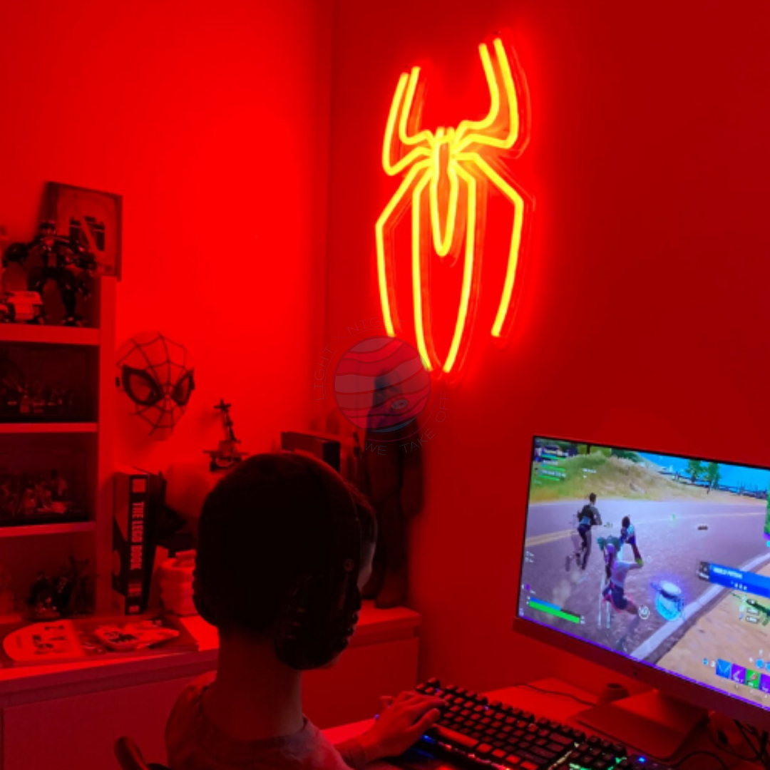 "Spider Emblem" Neon Sign – Light X Night